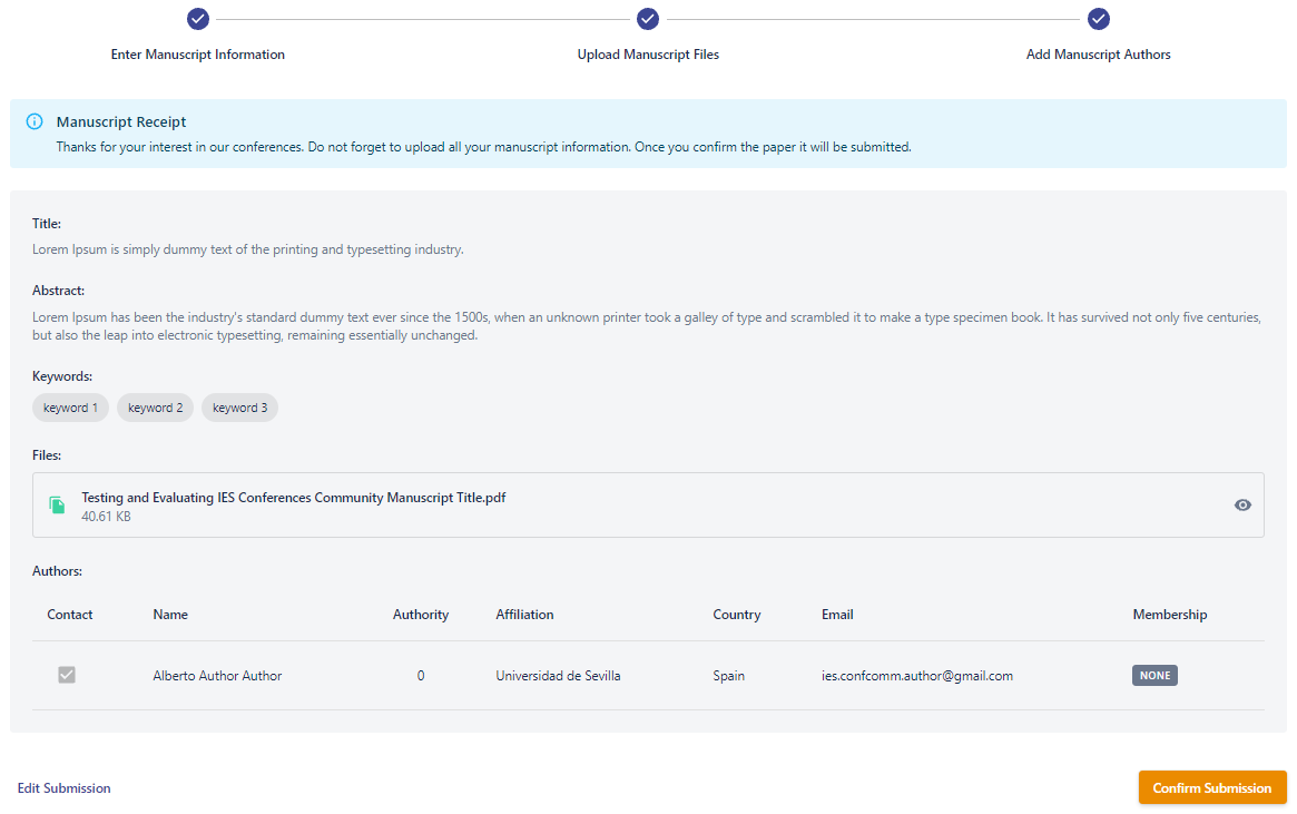 Conferences Community